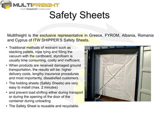 Multifreight Products Presentation - Brochure | PPT