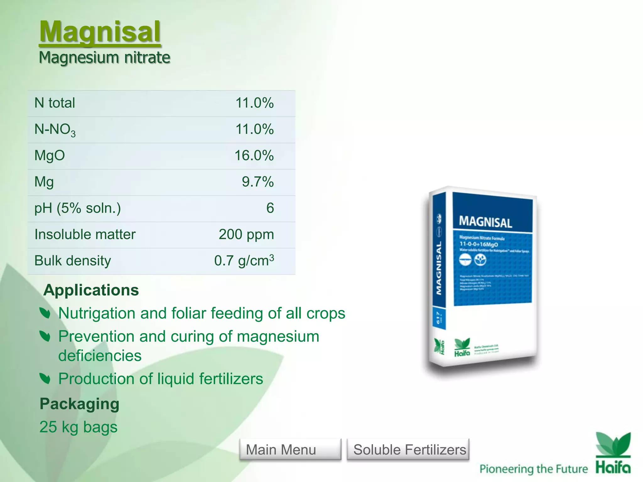 Haifa Range Products | PDF