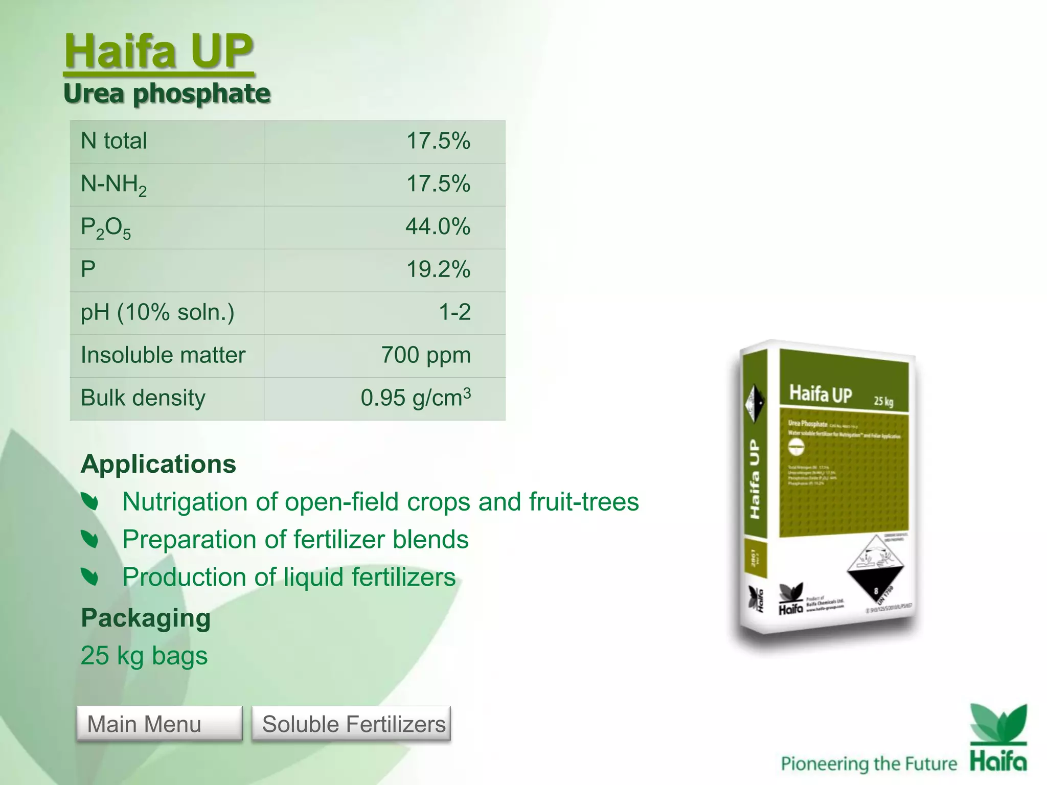 Haifa Range Products | PDF