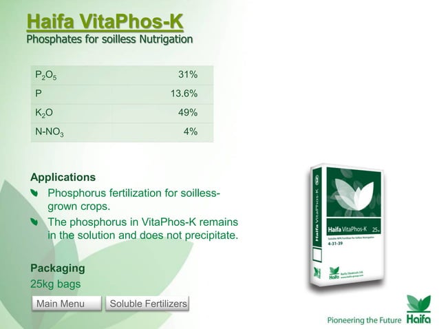 Haifa Range Products | PPT