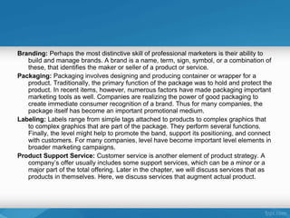 Products, services and brands building customer value | PPT