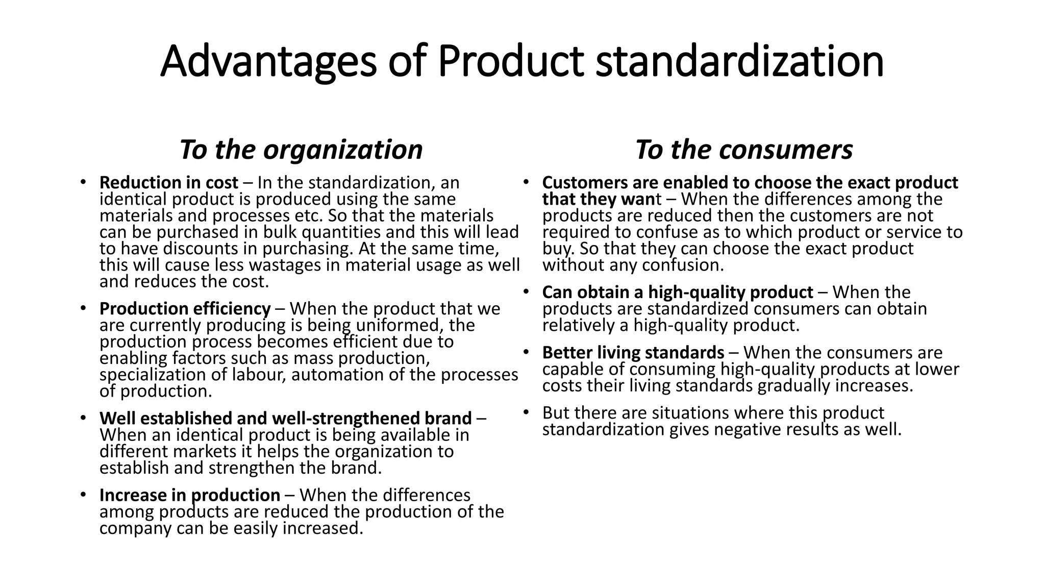 Product standardization vs adaptation | PPTX