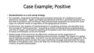 Product standardization vs adaptation | PPTX