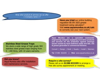 Products to Handle Commercial Kitchen Fat, Oil & Grease by Aqua Mundus | PDF | Home Appliances ...