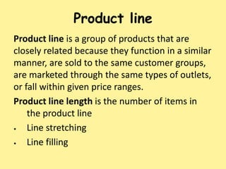Product strategy & classification | PPTX