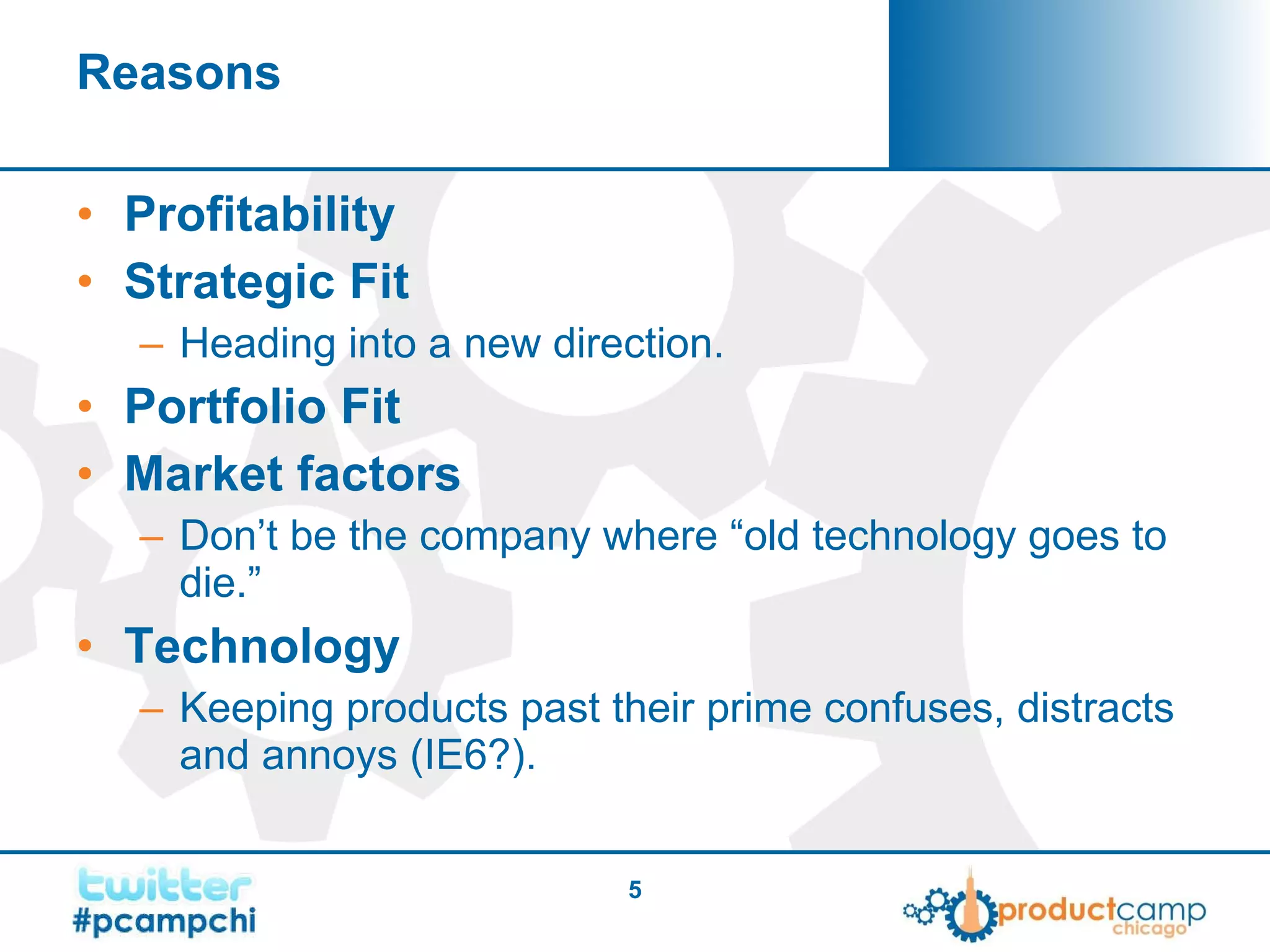 Product Sunsetting | PPT