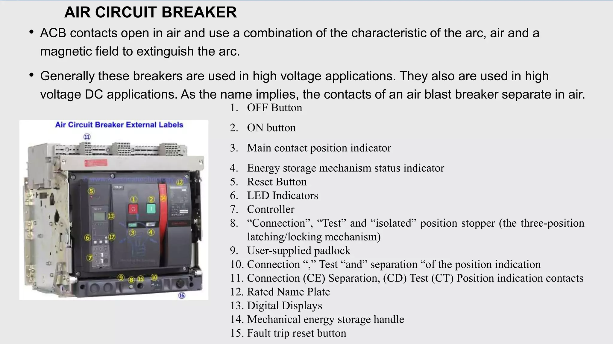 high voltage circuit breaker | PPTX