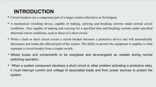 high voltage circuit breaker | PPTX