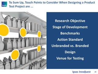 Product Testing: Methodological Issues & Design Considerations | PPSX