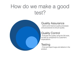 Product testing cheatsheet | PDF | Technology & Computing