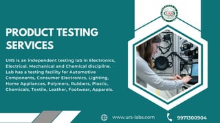 Product Testing NABL Accredited Laboratory Services | PPT | Free Download