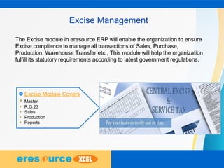 Xcel ERP- ERP for Manufacturing Industry | PPT