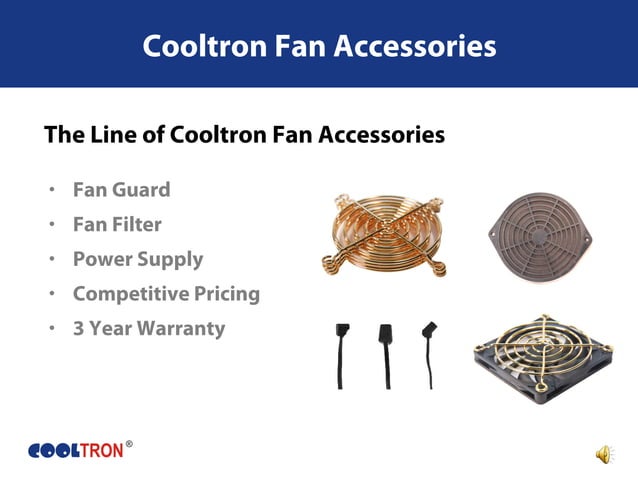 Product training fan accessories | PPT