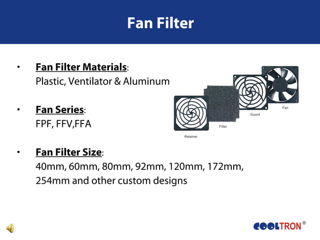 Product training fan accessories | PPT