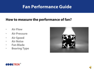 Product training fan knowledge | PPS
