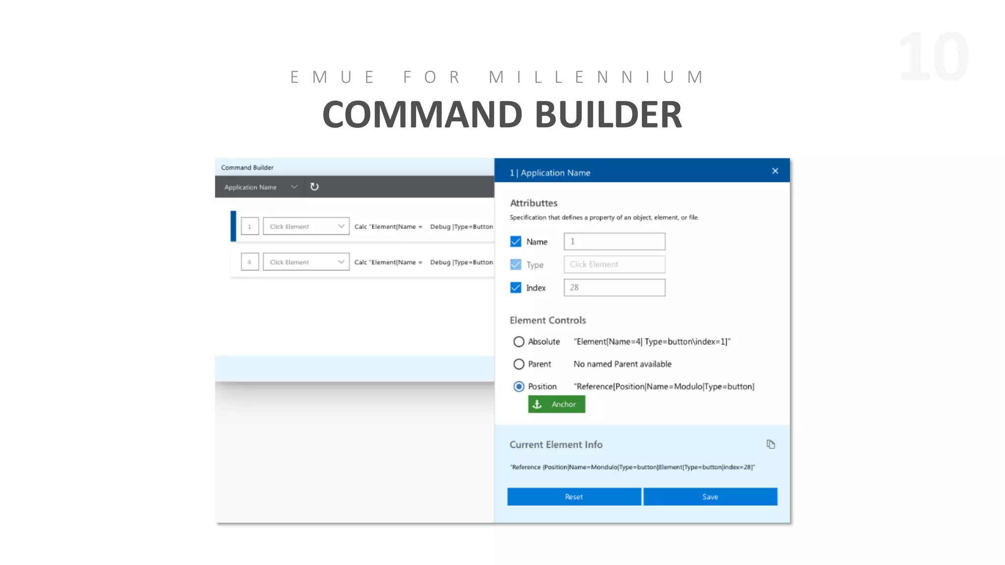 EMUE- Automation designed for Millennium | PPT