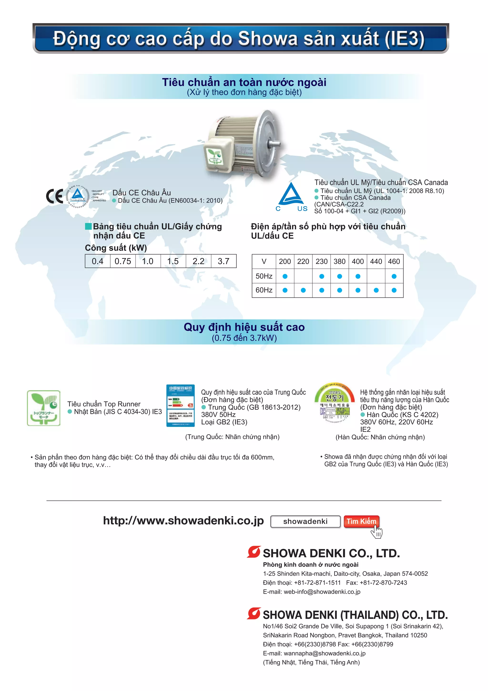 Showa Denki Hướng dẫn sản phẩm | PDF