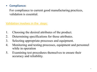 Product validation | PPTX