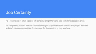 Product Based Company Vs Service Based Company | PDF