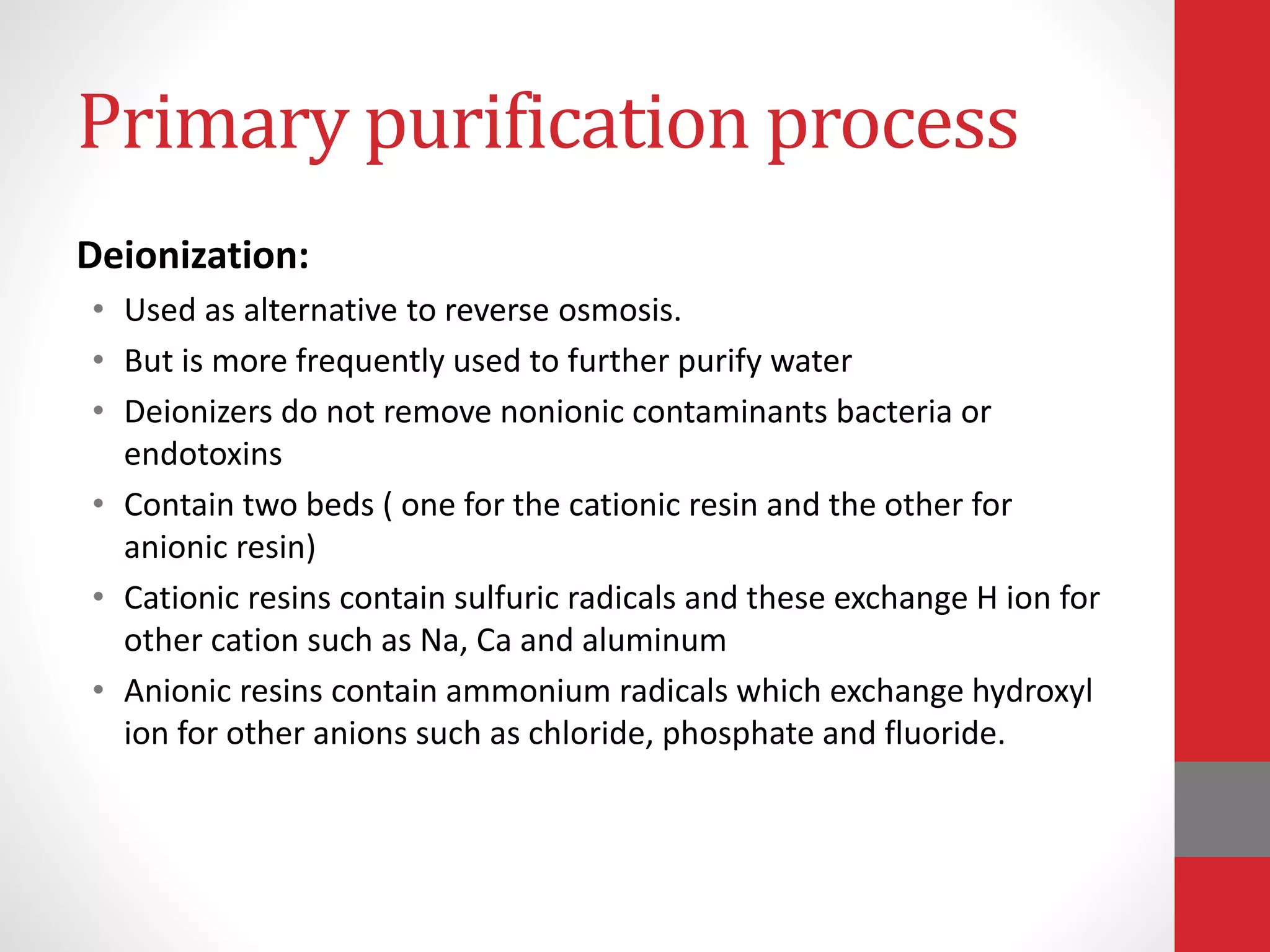 Product water and hemodialysis dialysis solution | PPTX