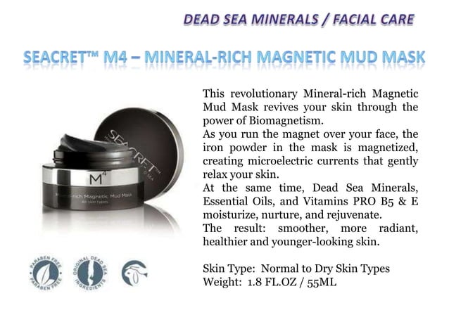 Products Line: Seacret™ Facial Care | PPTX