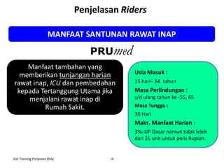 PRODUK - PRODUK ASURANSI PRUDENTIAL.pptx