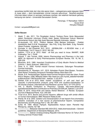 Produk farmasi dalam perspektif islam | PDF