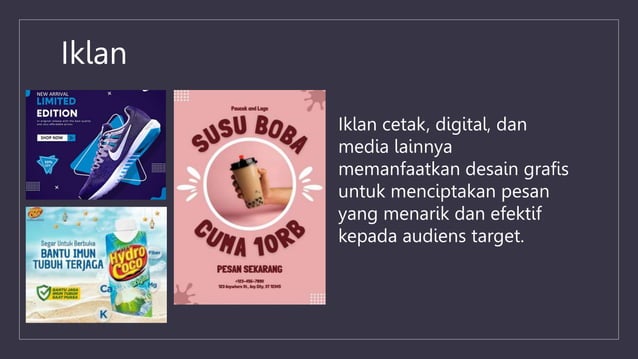 Produk hasil desain grafis urutan membuat desain grafis | PPTX