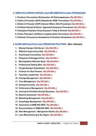 INFO PROFIL KONSULTAN S.D.M. | PDF