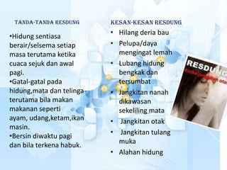 Produk kesihatan rawatan resdung | PPTX