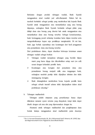 Produk produk perbankan syariah | DOCX