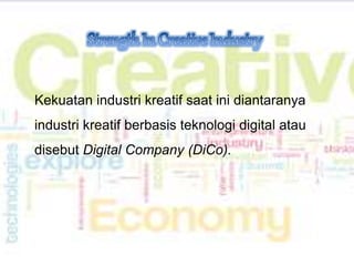 industri kreatif digital | PPTX