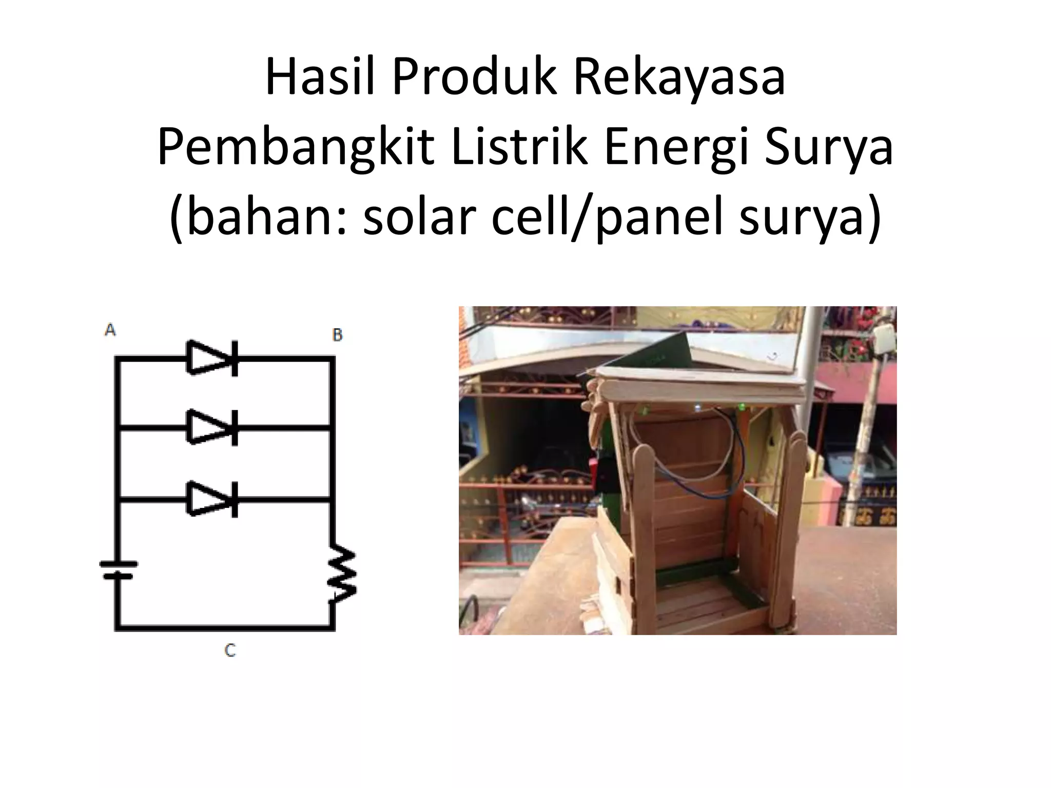 Produk rekayasa panel surya | PPTX