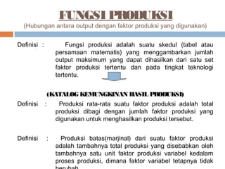 Produksi | PPT