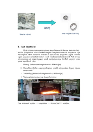 Makalah Produksi bearing | PDF