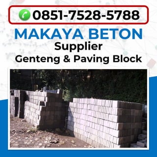 Supplier Macam2 Paving Block Melayani Pasuruan | PDF