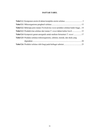 Produksi Enzim Selulase | DOCX