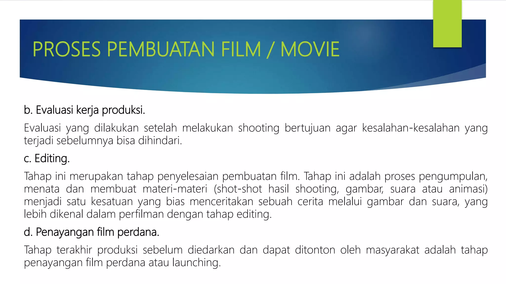 Produksi film | PPSX