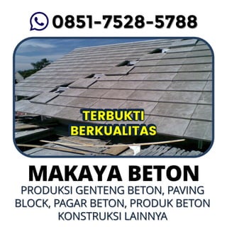 Produksi Biaya Pasang Conblock di Malang, Call 0851-7528-5788 | PDF