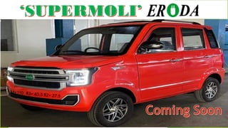 PRODUK SUPERMOTOR MOBIL LISTRIK ERODA | PDF