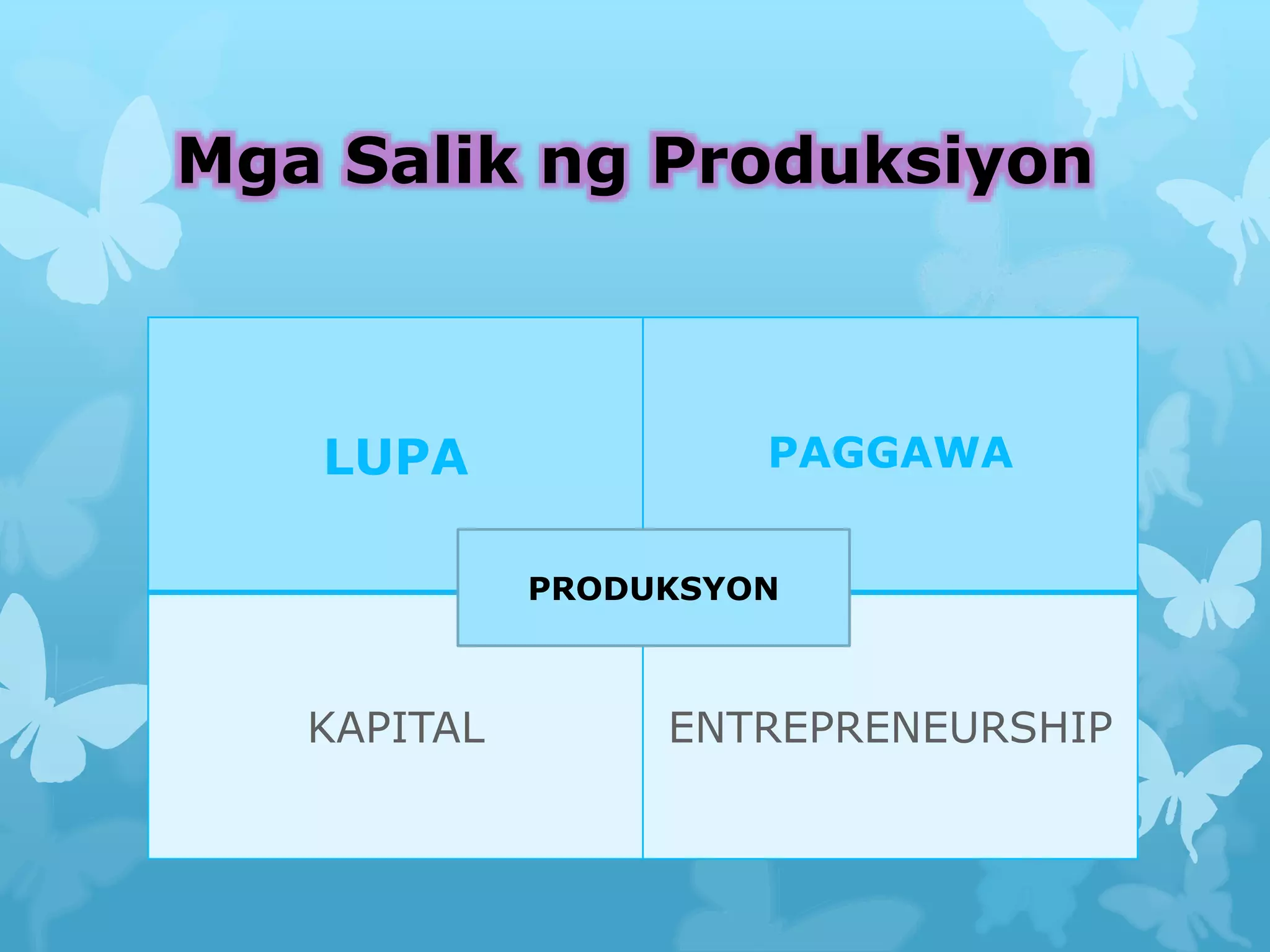 Produksyon | PPTX