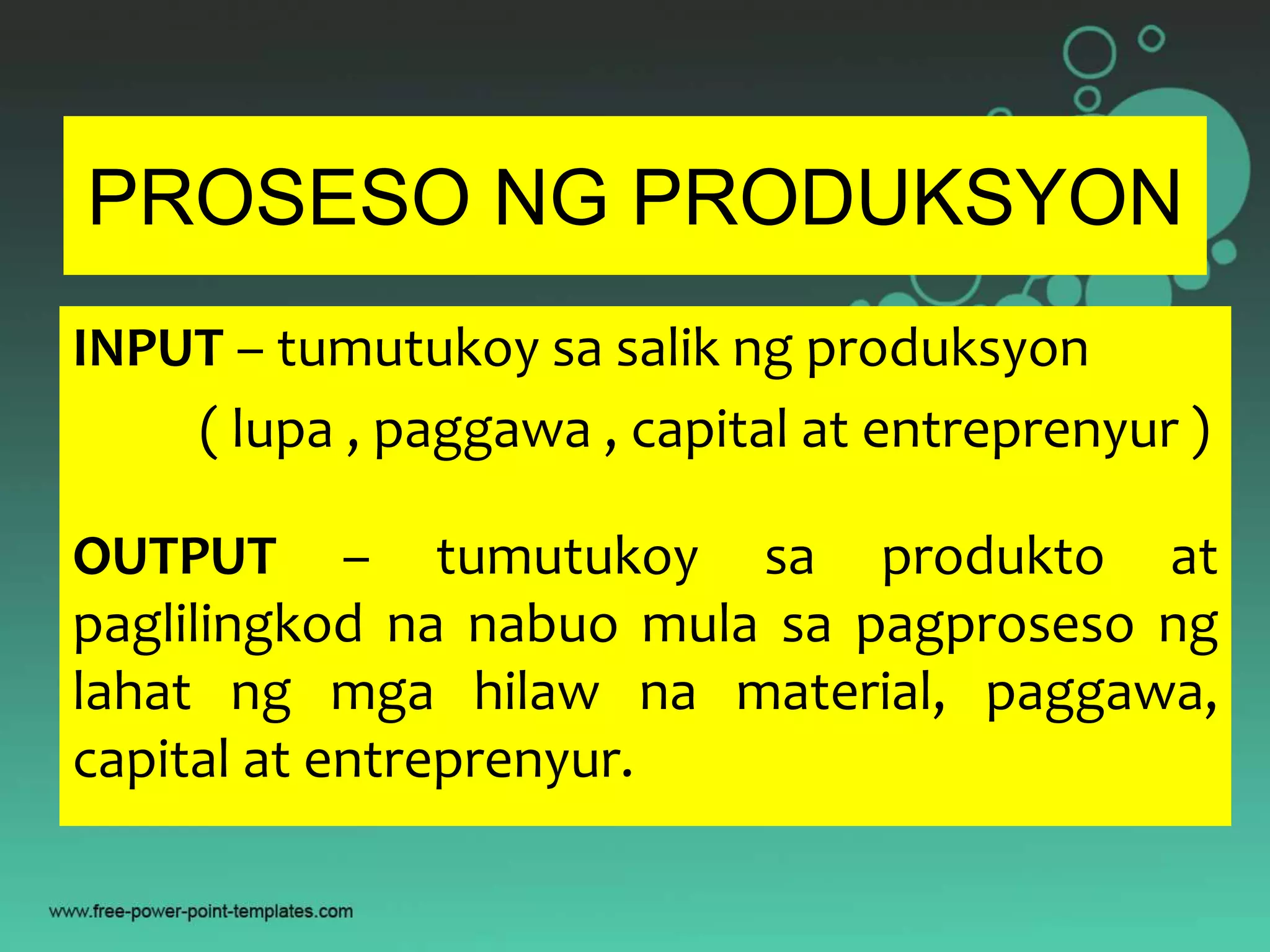 Produksyon | PPTX