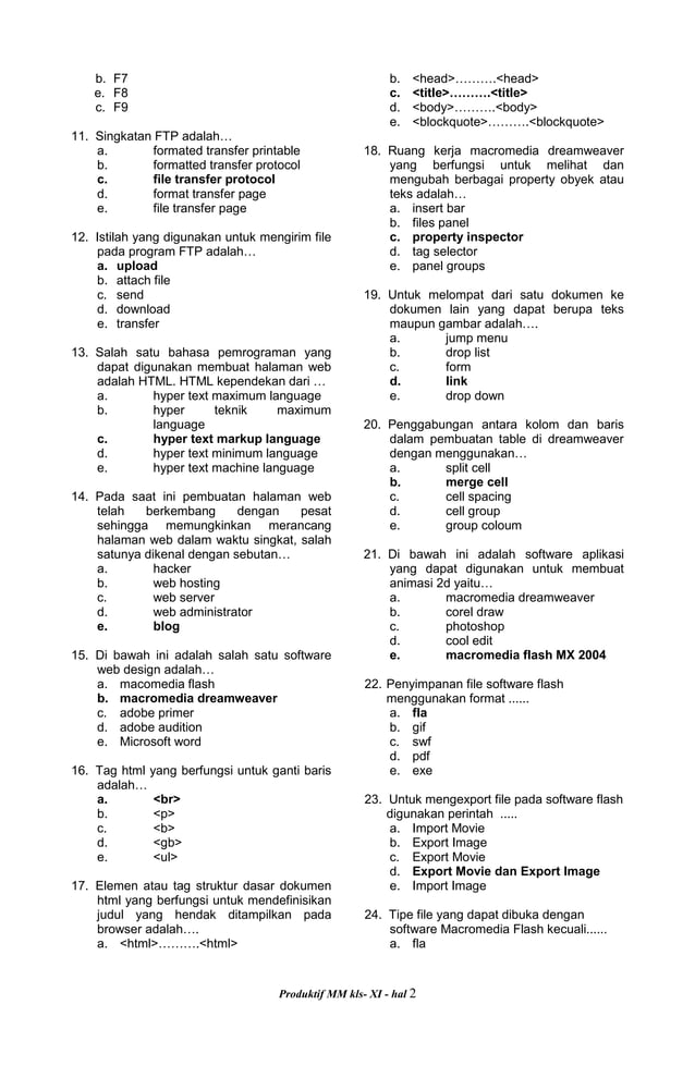 Produktif mm20910 | PDF