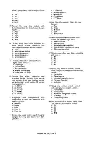 Produktif mm20910 | PDF