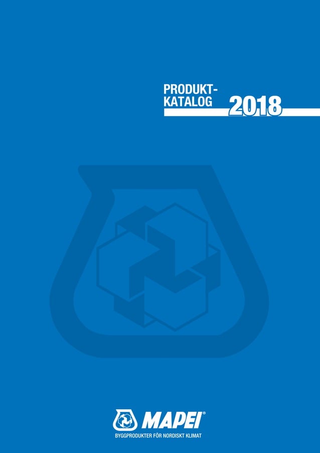 Mapei Produktkatalog 2018 | PDF