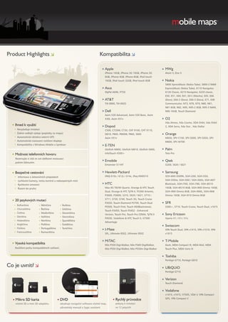 Sygic Mobile Maps 2009 | PDF