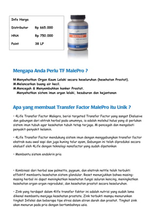 Produk Transfer Factor | DOC