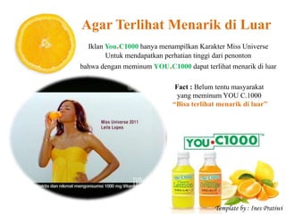 Produk you c1000 dan semiotika | PPTX