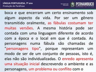Produção de paráfrase.ppt