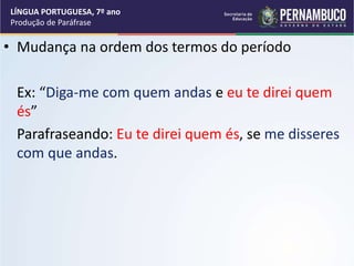 Produção de paráfrase.ppt